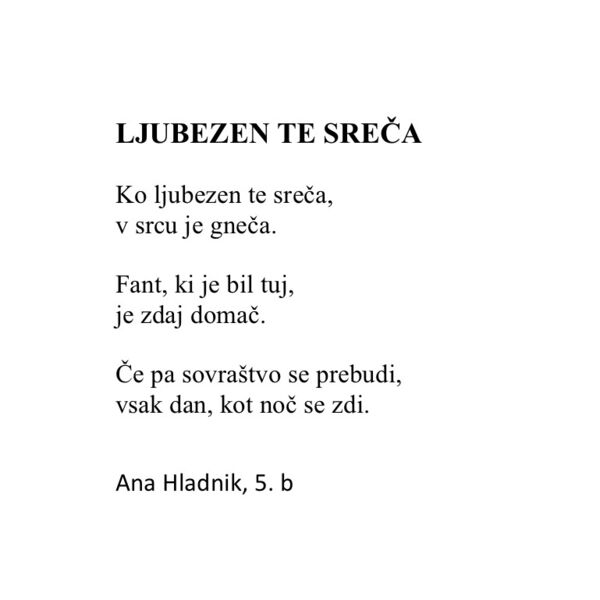 Glasilo Corona št. 7 - Pesmi - Osnovna šola Hruševec